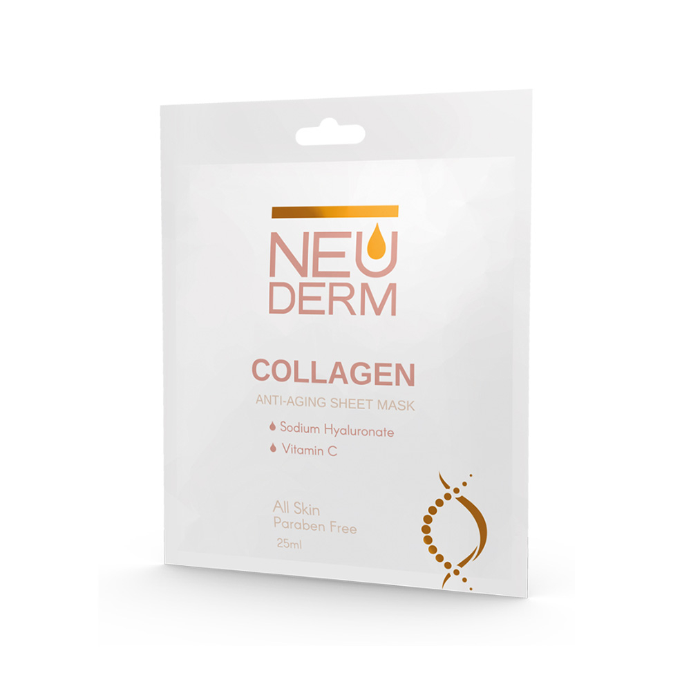 ماسک صورت ورقه ای نئودرم کلاژن | فروشگاه اینترنتی مدیاژ